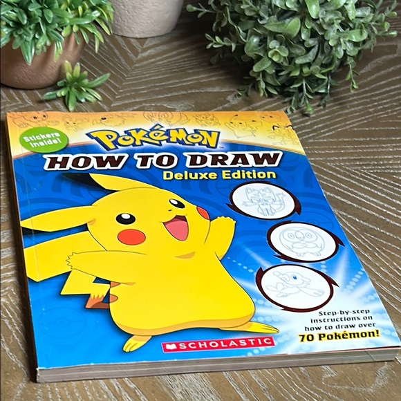 Scholastic | Other | Pokemon How To Draw Deluxe Edition Book | Poshmark